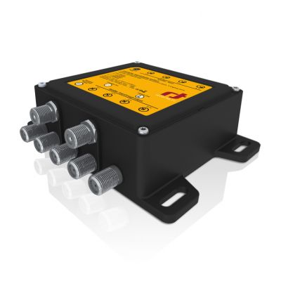 Unicable cascadable multiswitch with 4 User Bands with combined ...